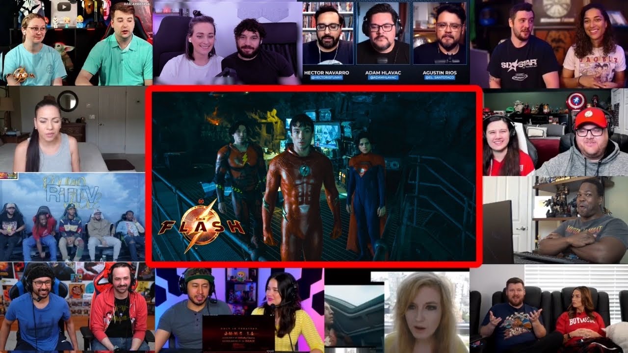 THE FLASH Movie Final Trailer Reaction Mashup - YouTube
