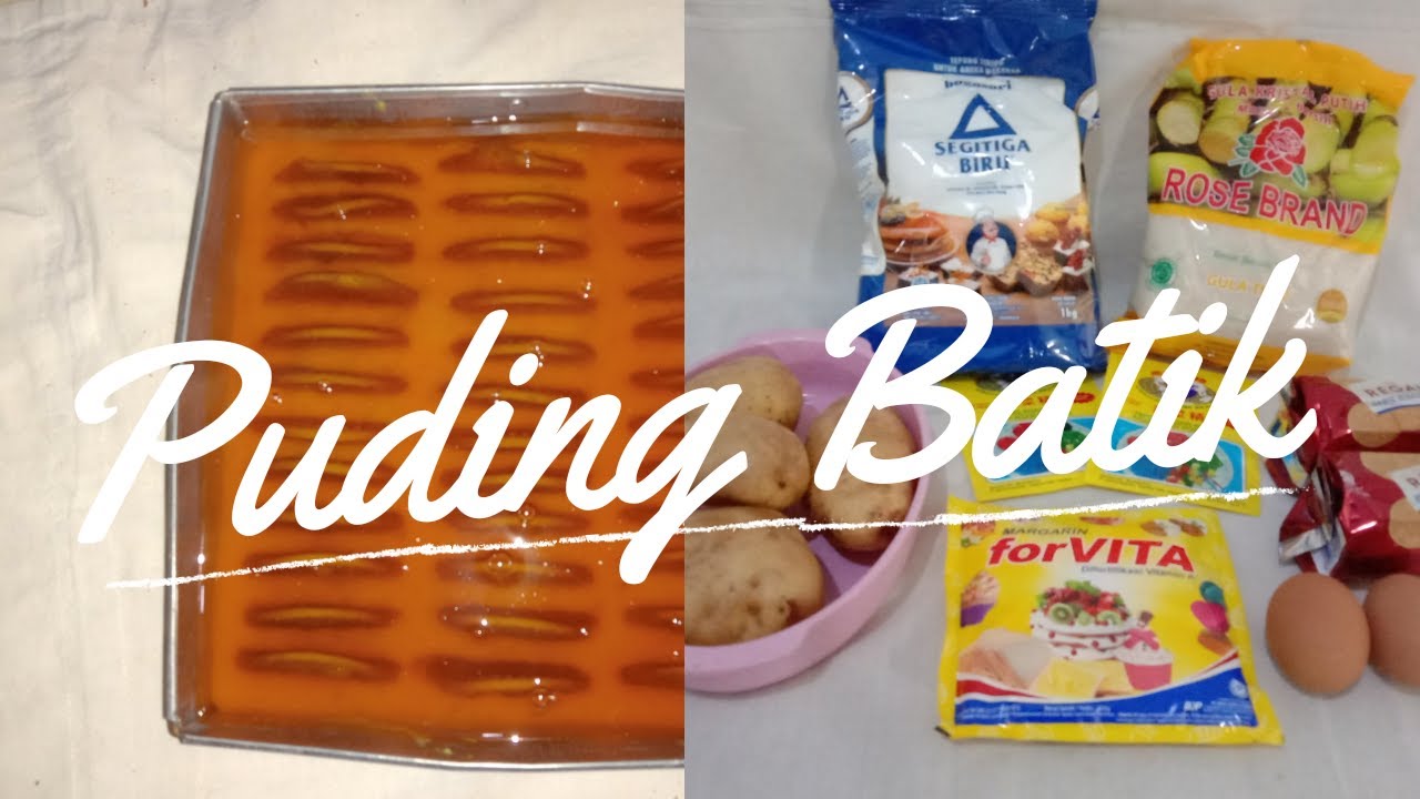 Resep Puding Batik & Review - Resep Di Rumah Aja Channel - YouTube