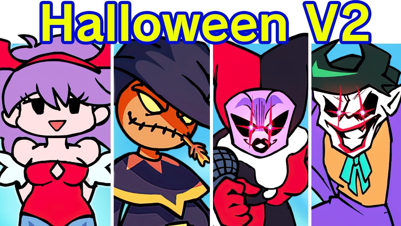 Friday Night Funkin' Halloween Mod V2 (FNF MOD) (Zardy - Foolhardy, GF ...