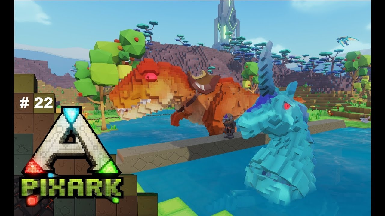 Pixark #22 ~ Rex, A Raft & A Hippocampus - YouTube