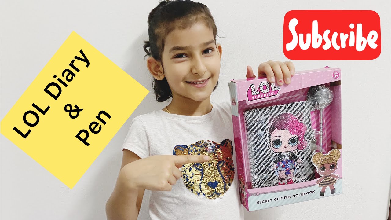 "LOL Secret Glitter Notebook & Pen" Surprise Gift On Graduation Day ...