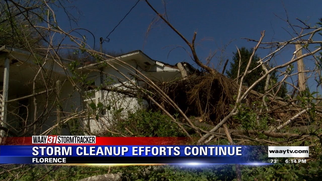 Storm Cleanup efforts continue - YouTube