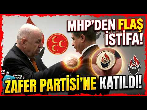MHP’den flaş istifa! Zafer Partisi’ne katıldı! Rozetini Ümit Özdağ taktı!