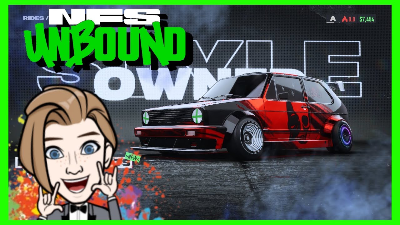 NFS UNBOUND GOLF MK1 PALACE Customization - YouTube