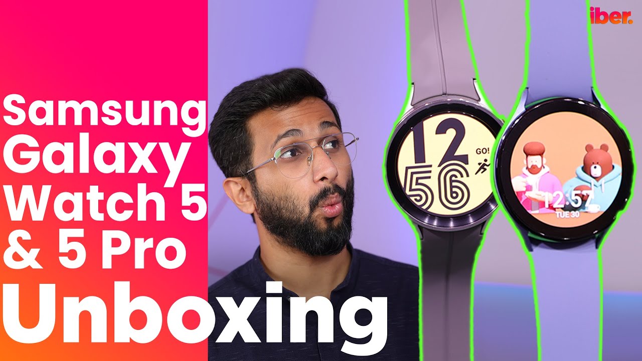 Samsung Galaxy Watch 5 and Watch 5 Pro unboxing and first impressions ⚡ ...
