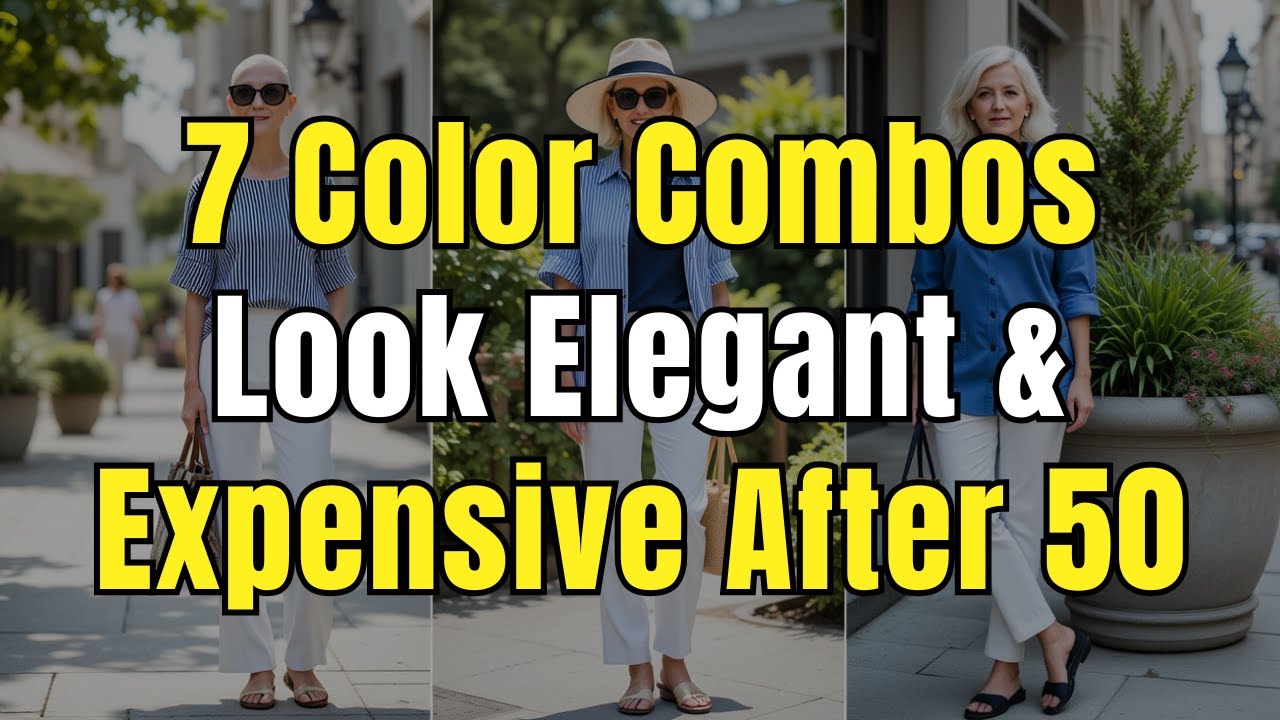 7 Colour Combinations That Make You Look Expensive & Elegant | Women's Fashion Over 50 - YouTube