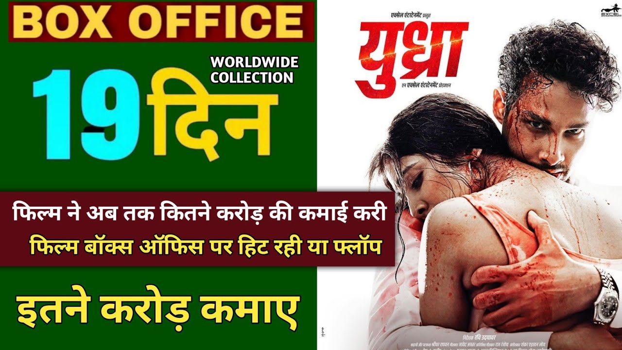 Yudhra Movie Box Office Collection, Siddhant, Malavika, Raghav Juyal ...
