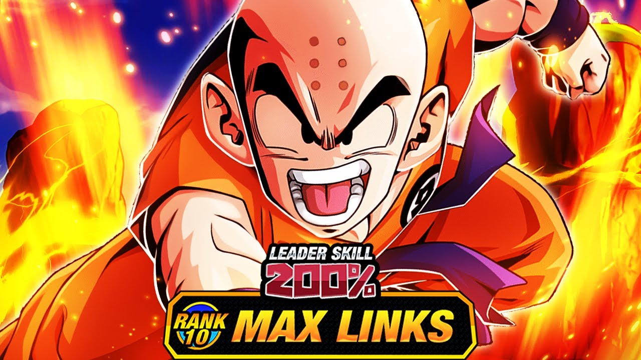 REALLY REALLY BAD! LEVEL 10 LINKS 100% EZA LR PRIME BATTLE KRILLIN ...