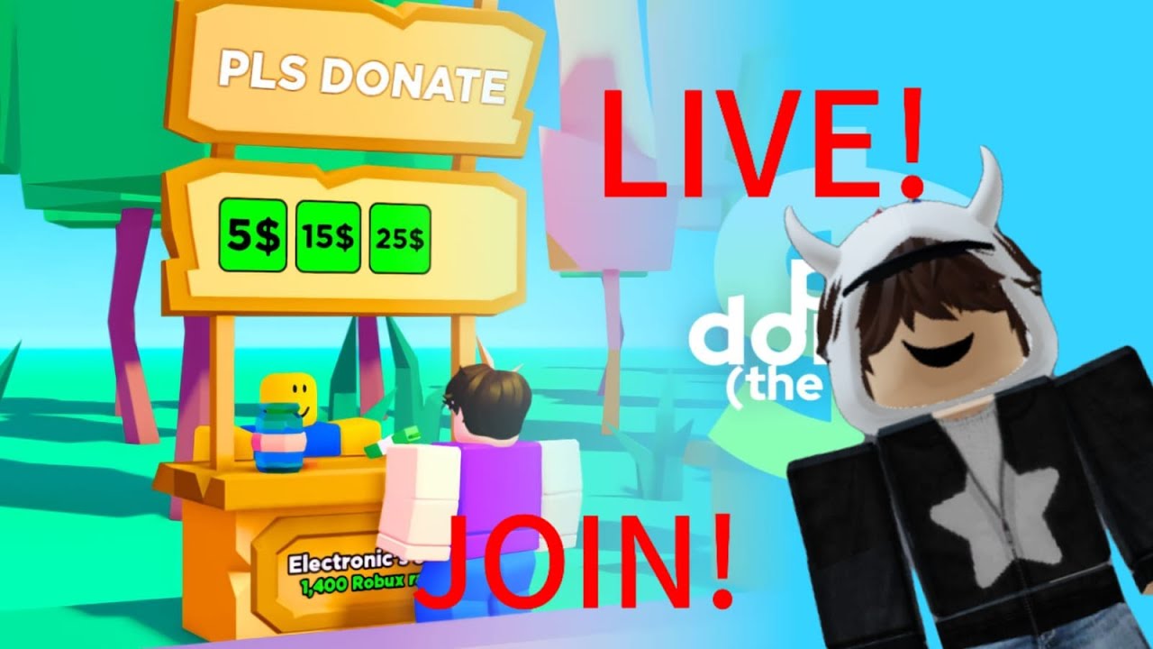 Donating & Raising Robux In My Roblox Game Join To Get Robux!! - YouTube