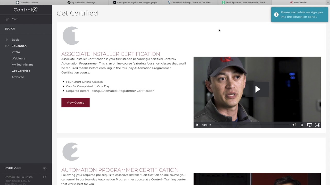 How to Log Into the Control4 Education Portal - YouTube
