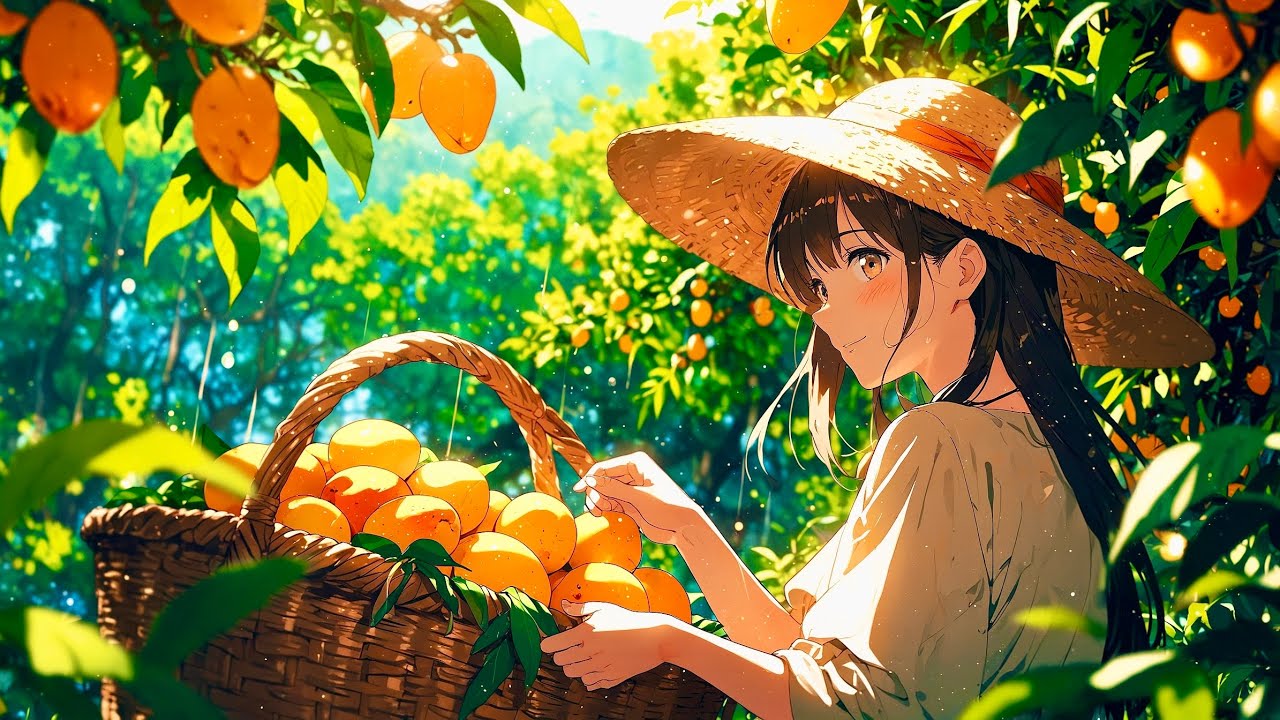 Mango Day | Aesthetic Anime Village Lifestyle 🍃🍃 @건막류 - Bunion - YouTube