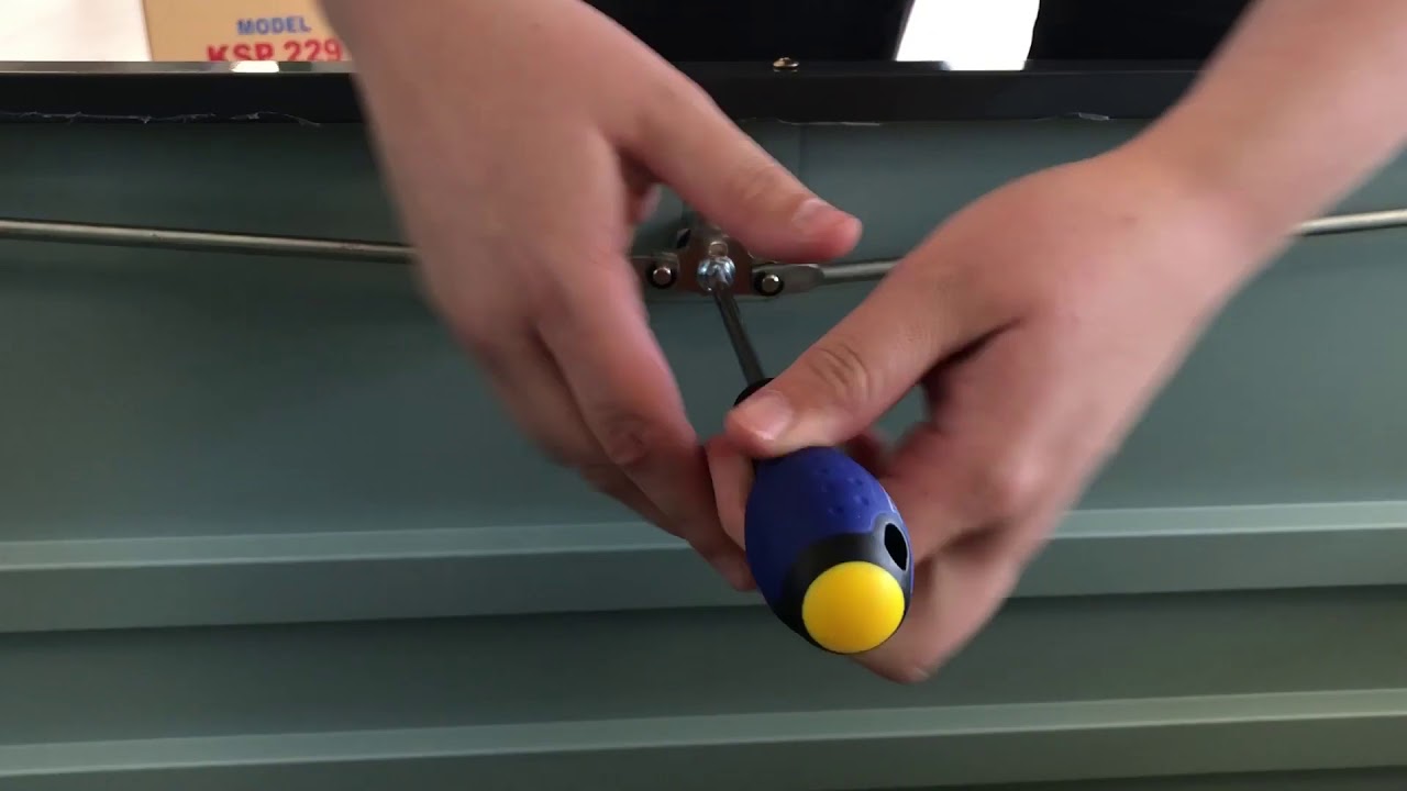 Assembling Lock on Garden Storage Box - YouTube