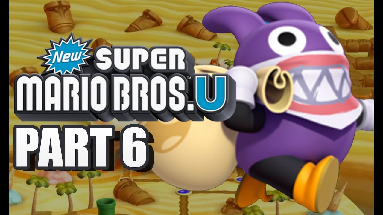 Mario Bros U. - Part 6 - That Darn Nabbit! - YouTube