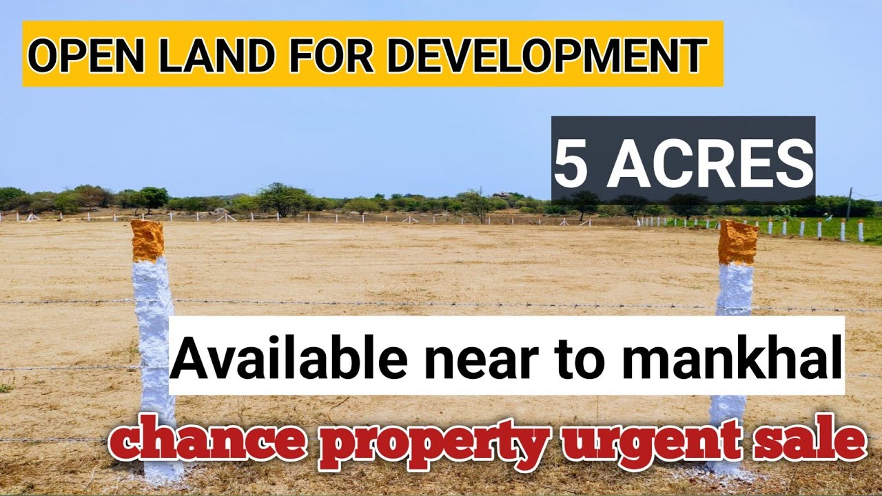 Open land for development || Available near to mankhal ||clear title ...