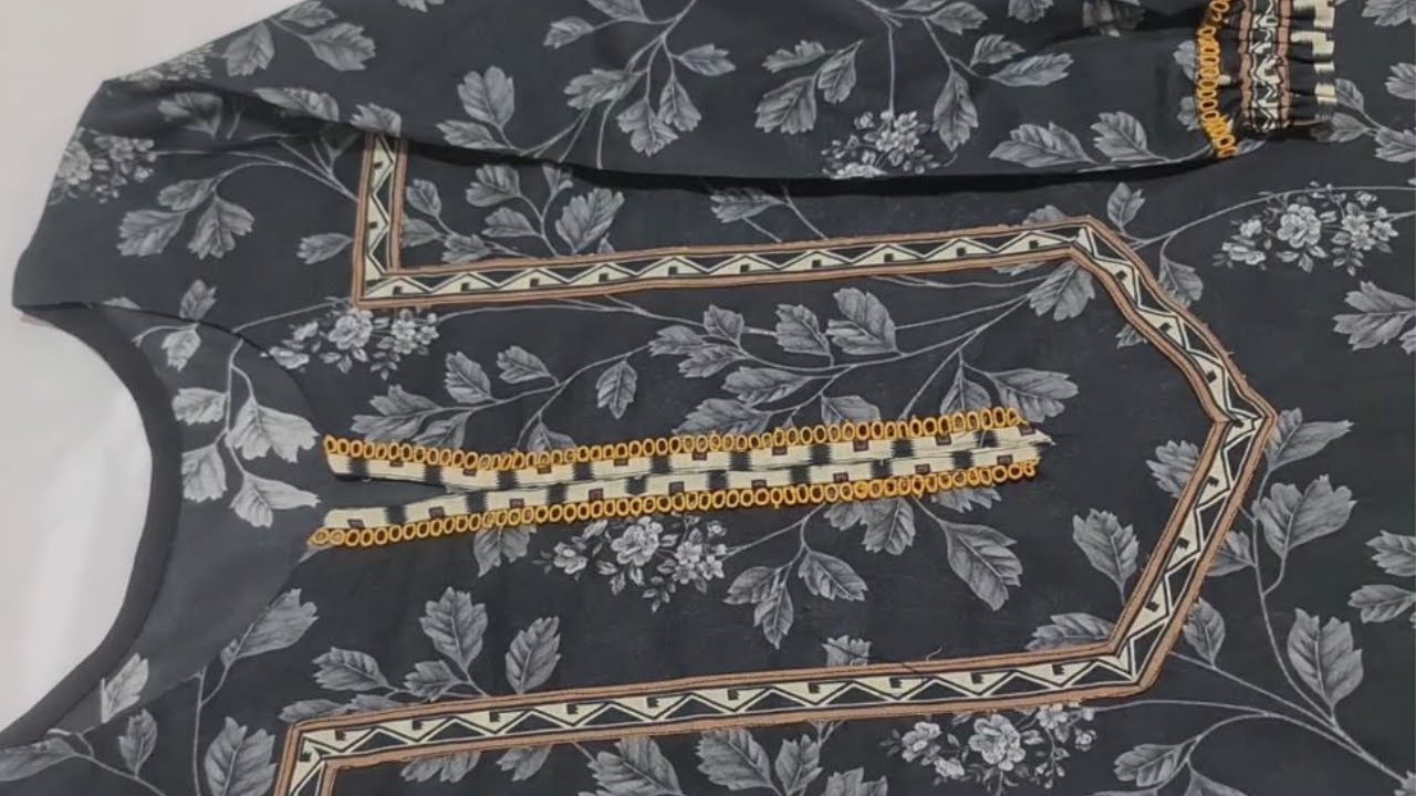 Pakistani neck design cutting and stitching | beautiful neck deaign ...
