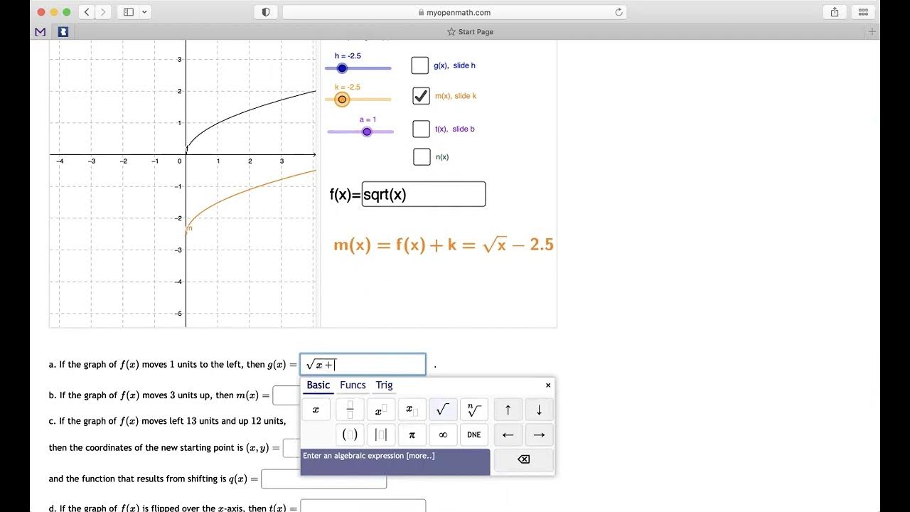 Exploring Transformation Functions - YouTube