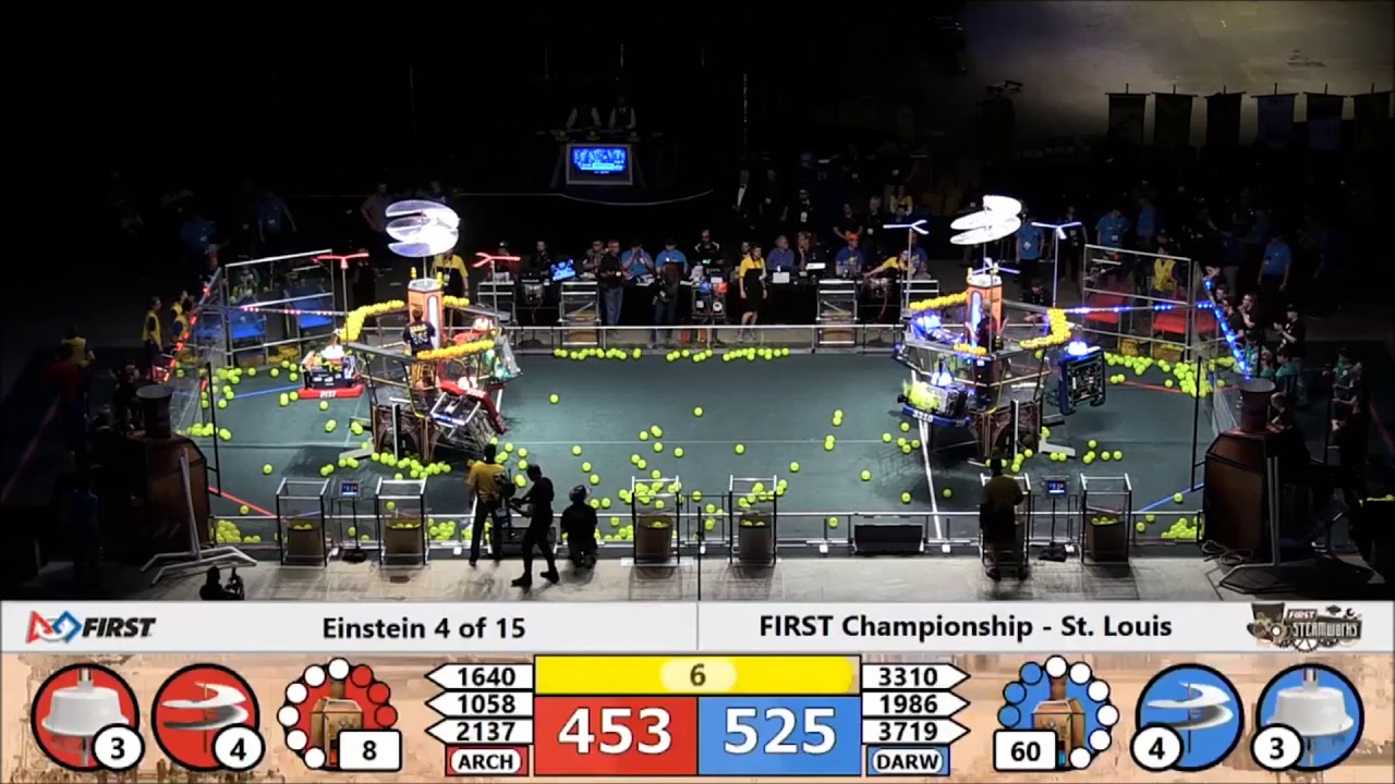 FRC Compilation | 2017 Round Robin on Einsteins Field at St. Louis ...