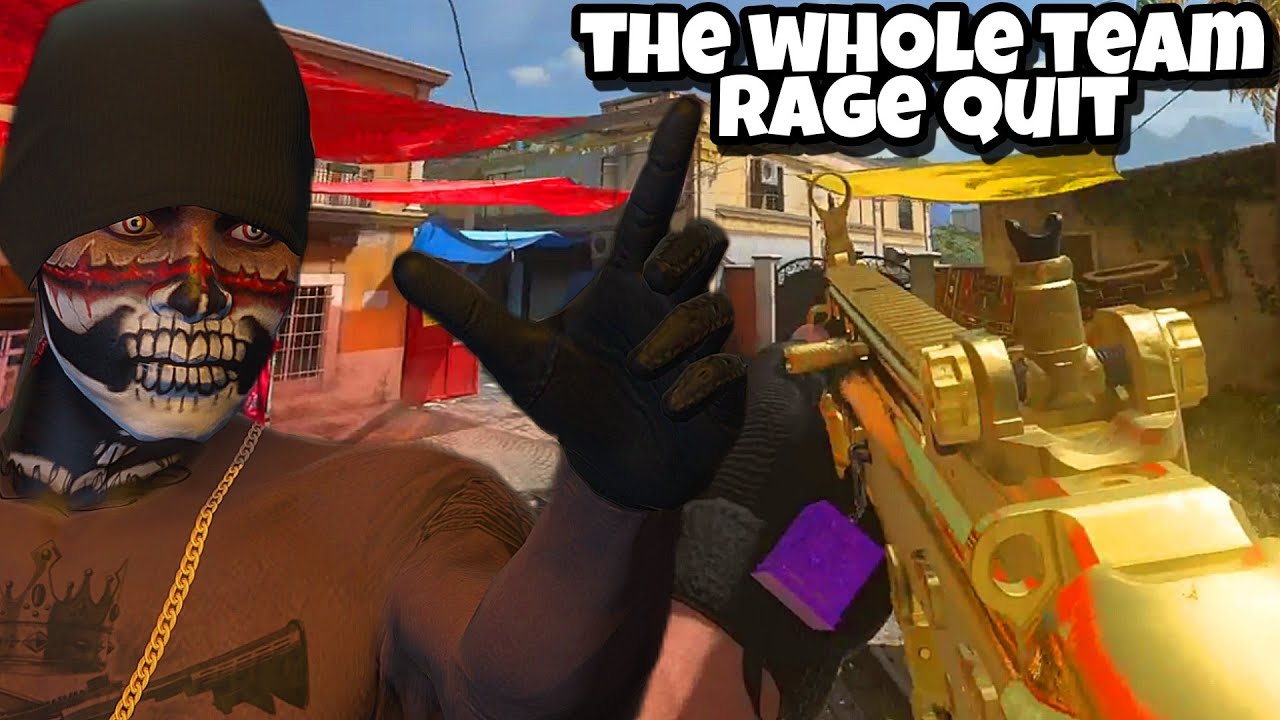trash Talking Call Of Duty Squad Rage Quits After His Squad Gets Bodied ...