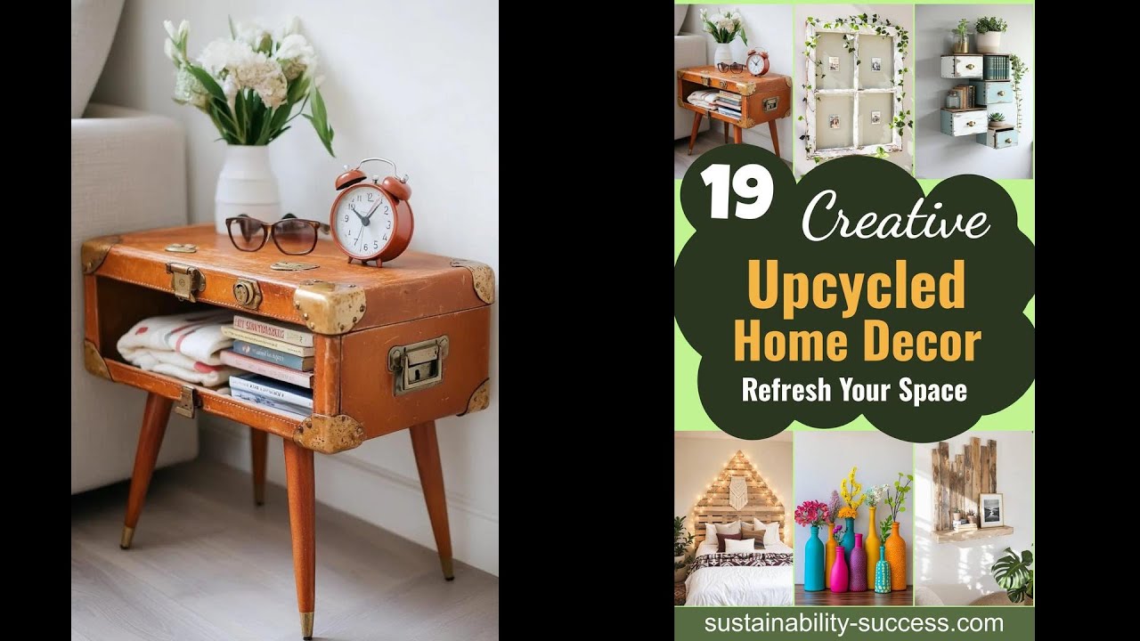 19 Creative Upcycled Home Decor Ideas to Refresh Your Space - YouTube