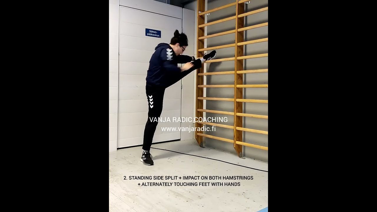 Handball Goalkeeper Training - Active Stretching - YouTube