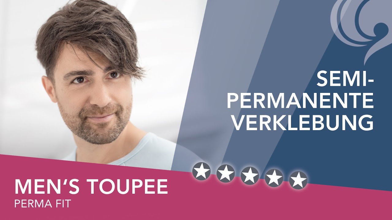 So funktioniert die semipermanente Verklebung von Perma-Fit-Toupets von ...