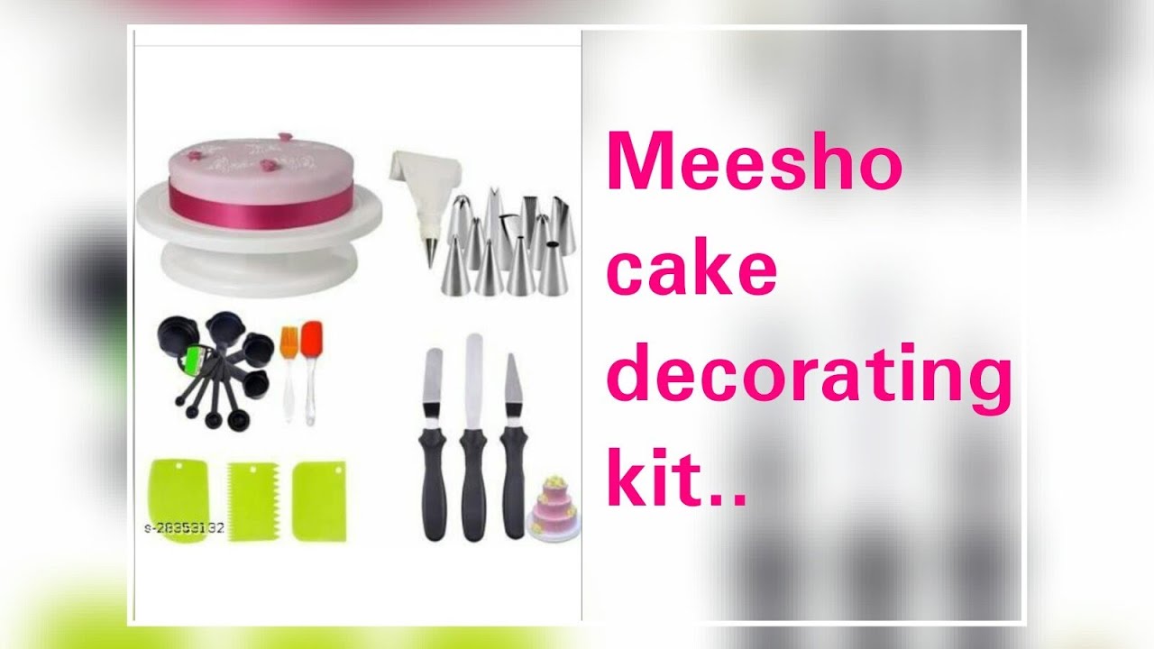 Meesho Cake decorating kit review/for beginners.... under Rs 400/-only ...