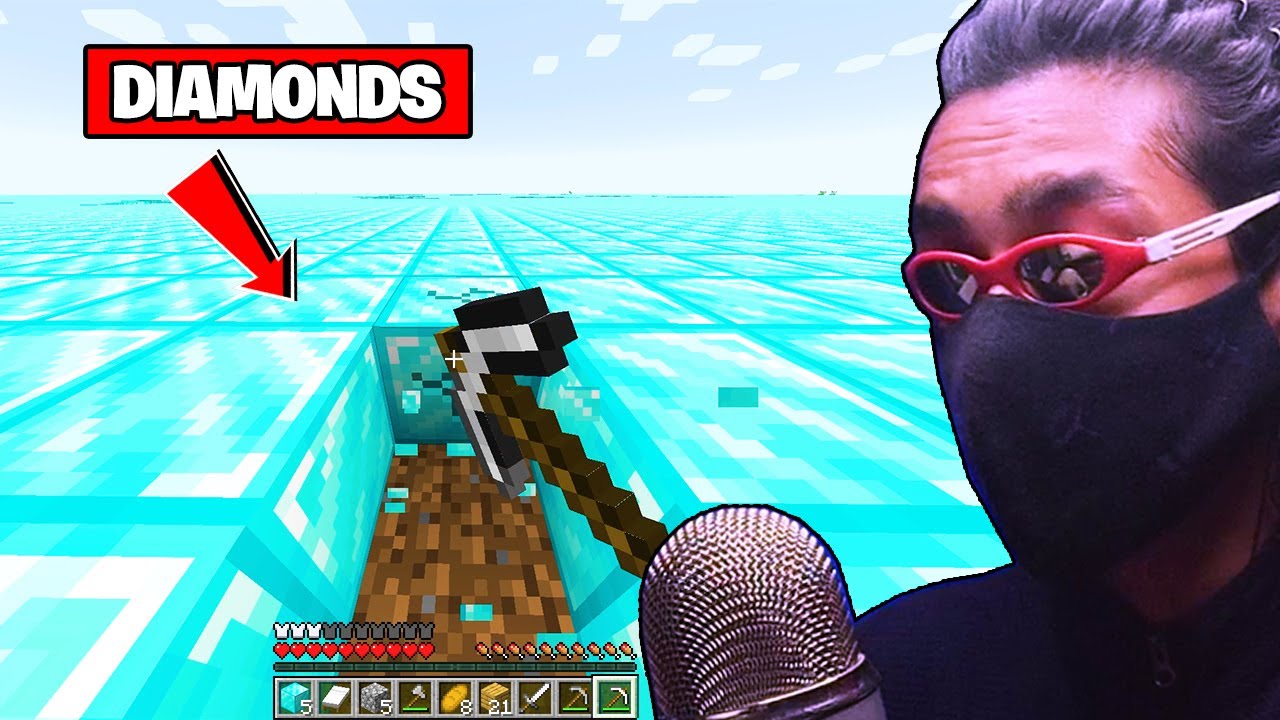Beating Minecraft in Diamond only World - YouTube