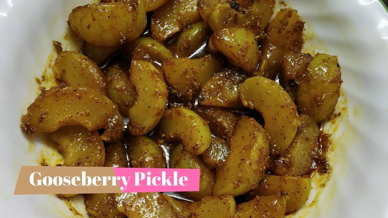 Amla Pickle Recipe | Indian Gooseberry Pickle | आवळा लोणचे | आंवले का ...