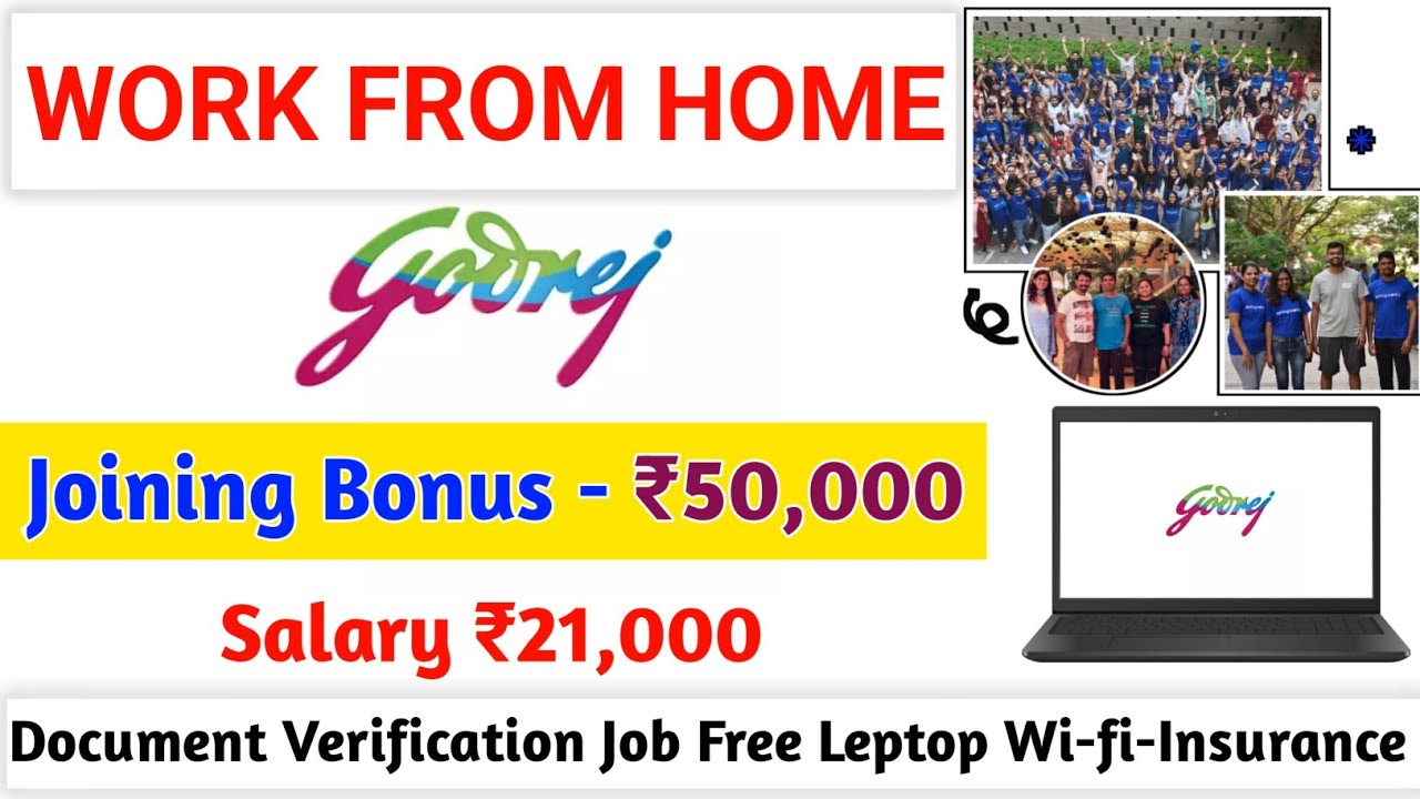 Godrej |Work From Home Jobs |Online Jobs At Home |Part Time Job | Work ...