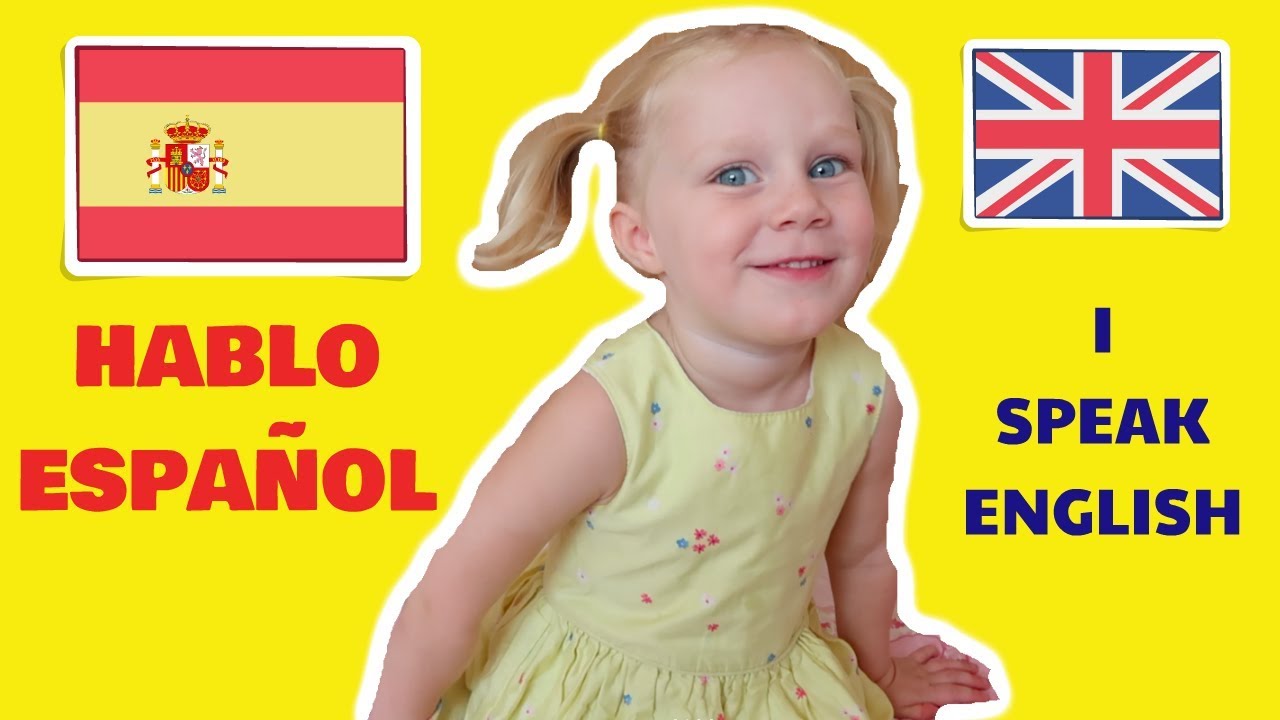 NIÑA BILINGÜE 3 AÑOS HABLANDO INGLÉS Y ESPAÑOL | BILINGUAL 3 YEAR OLD ...