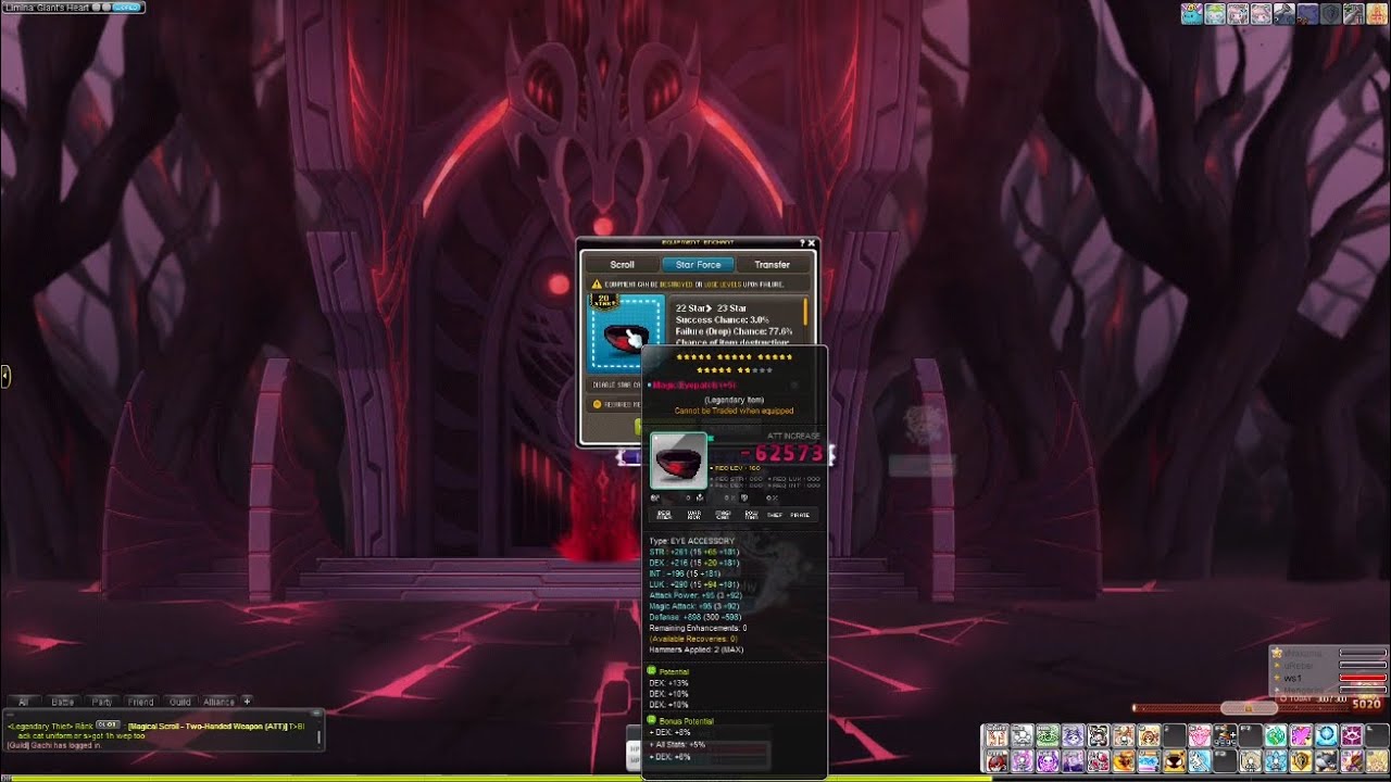 [Maplestory] Starforcing Magic Eyepatch! - YouTube