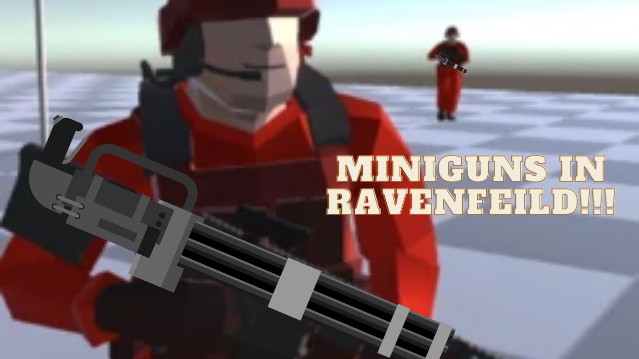 Minigun mod Ravenfield - YouTube