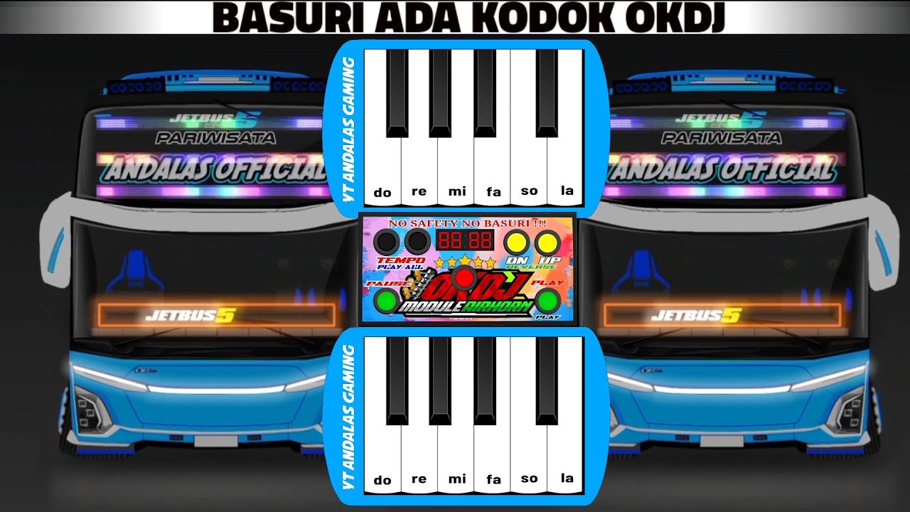 Telolet Basuri Ada Kodok Modul Okdj Versi Pianika || Basuri Pianika ...