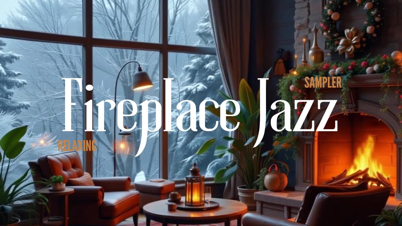 🔥🎷 Live Cozy Fireplace Jazz – Relaxing Smooth Jazz Music for Study ...