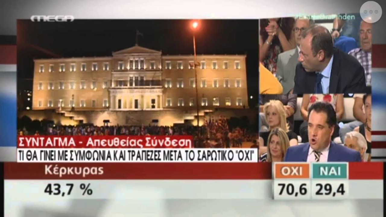 Η Μεγάλη Νίκη του Όχι στο Δημοψηφισμα 2015 - YouTube