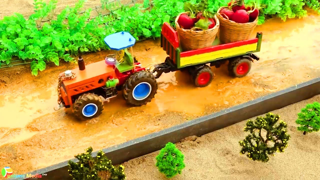 Top diy tractor making mini water pump wash dirty tractor - YouTube