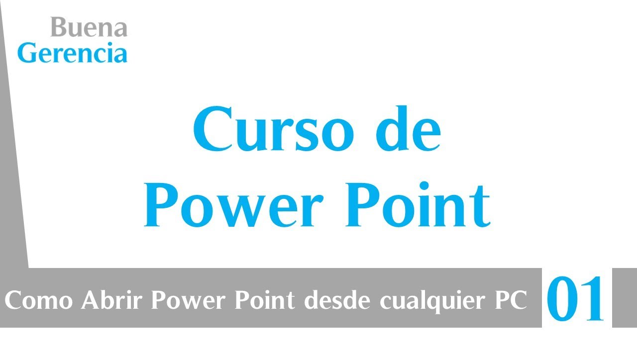 Como Abrir PowerPoint desde cualquier PC | Clase #01 | PowerPoint 2010 ...