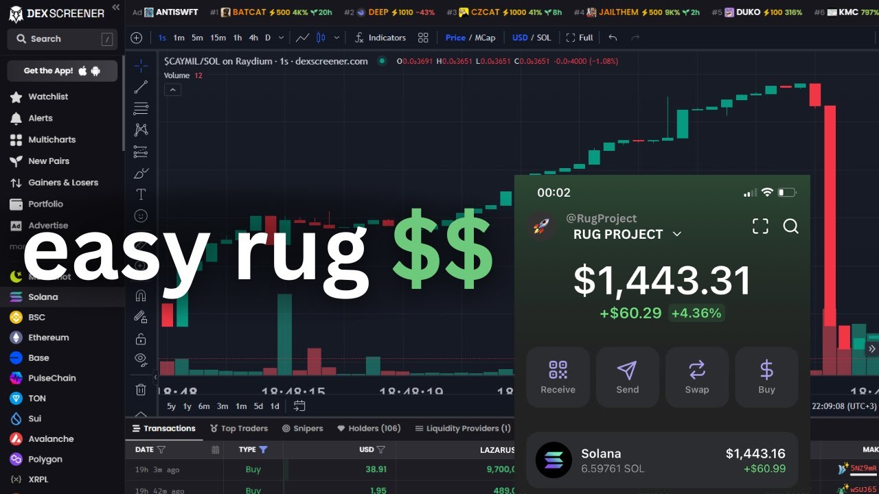 How I Rug Pull Meme Coins and Make $10k a Day (Educational Purposes ...