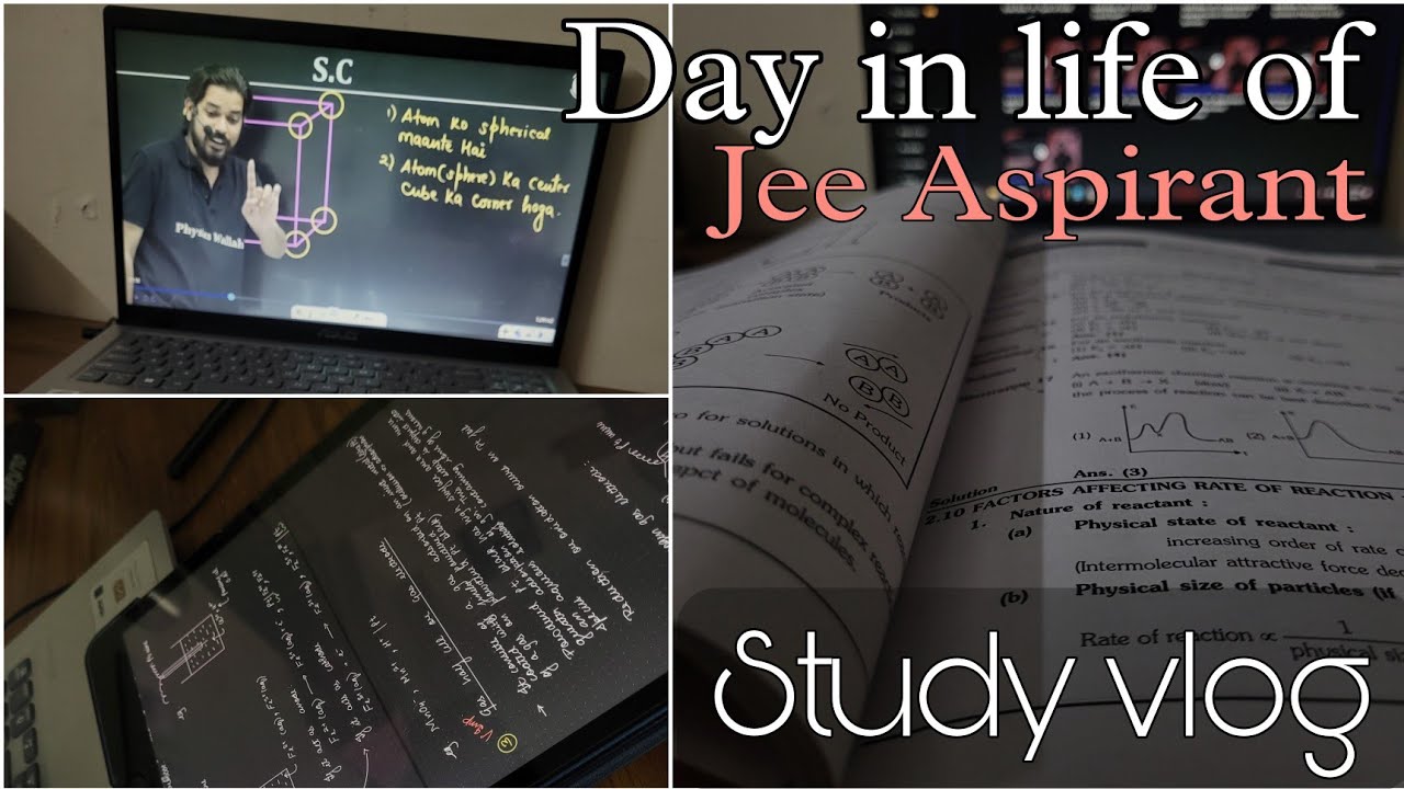 Productive day study vlog | A day in life of jee aspirant | Jee aspirant | #studyvlog # ...