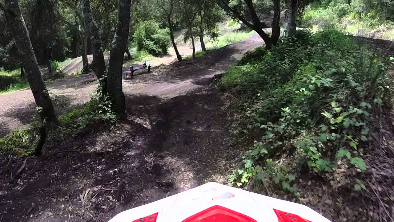 Practicing sandy short course under the watchful eye of Brian Garrahan ...