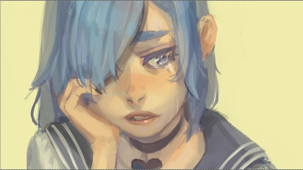 Speedpaint (Paint Tool SAI) Sad - YouTube