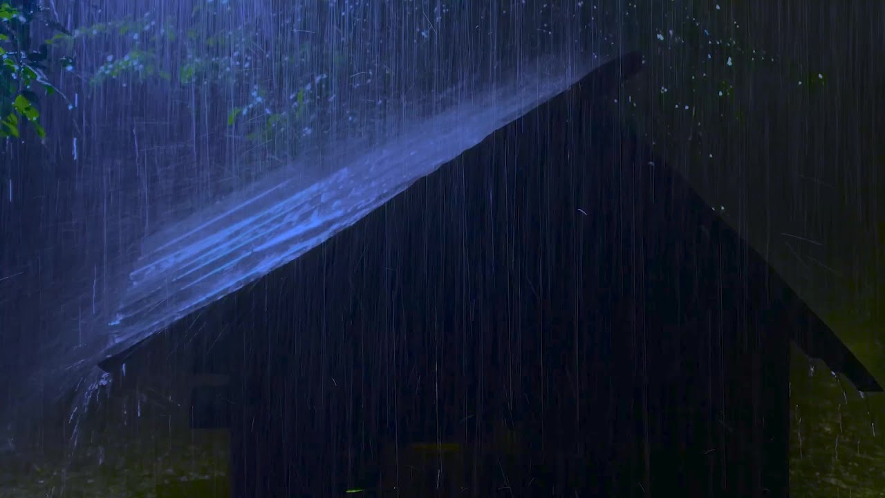 Rain on Roof | Relieve Stress in 3 Minutes by Listening to Heavy Rain ...