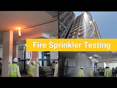 Testing of Fire Sprinkler System | Fire Fighting | Fire Hydrant System ...