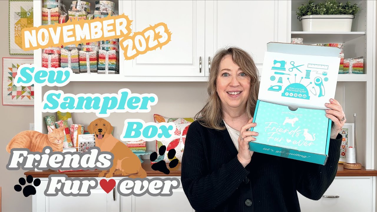 November 2023 Sew sampler Box Unboxing - YouTube