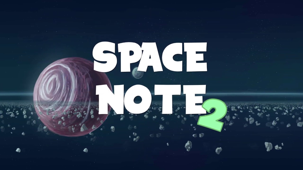 Space Note 2 - Un vrai jeu pour apprendre le solfège - YouTube