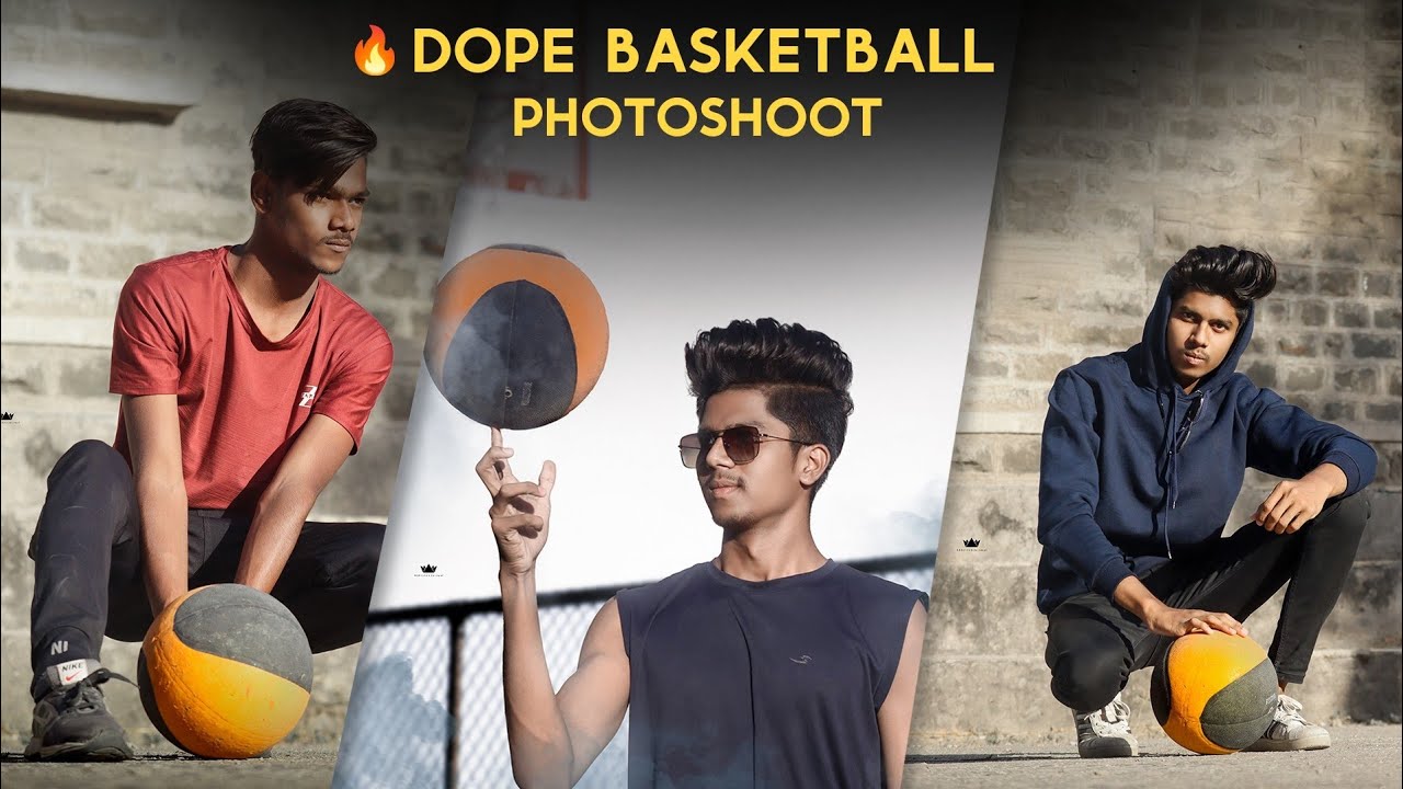 Dope photoshoot with basketball | model poses with basketball | BTS ...