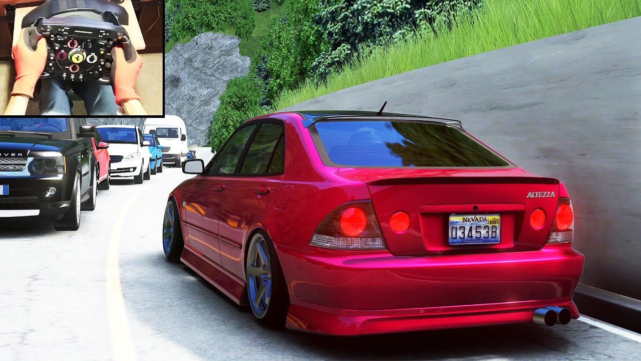 TOYOTA ALTEZZA at Tianmen Mountain / Traffic | Assetto Corsa ...