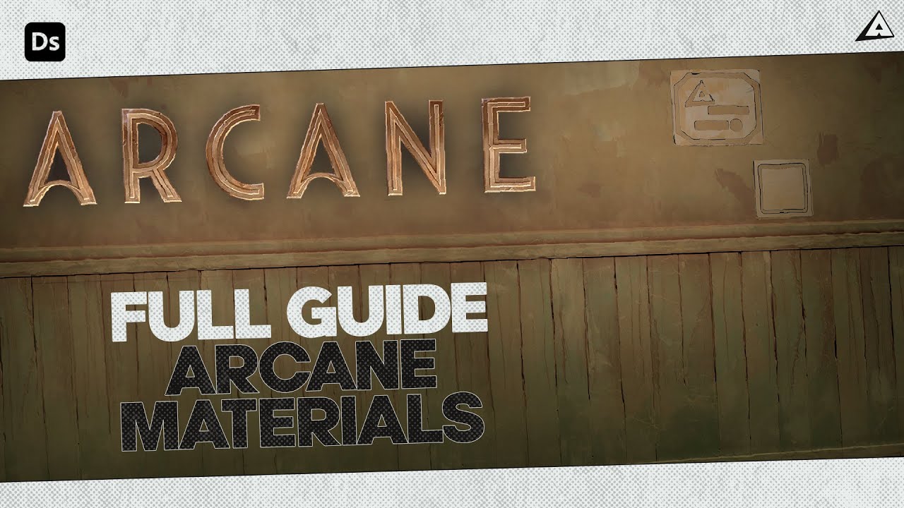 Adobe Substance Designer: FULL GUIDE on STYLIZED Arcane handpainted ...