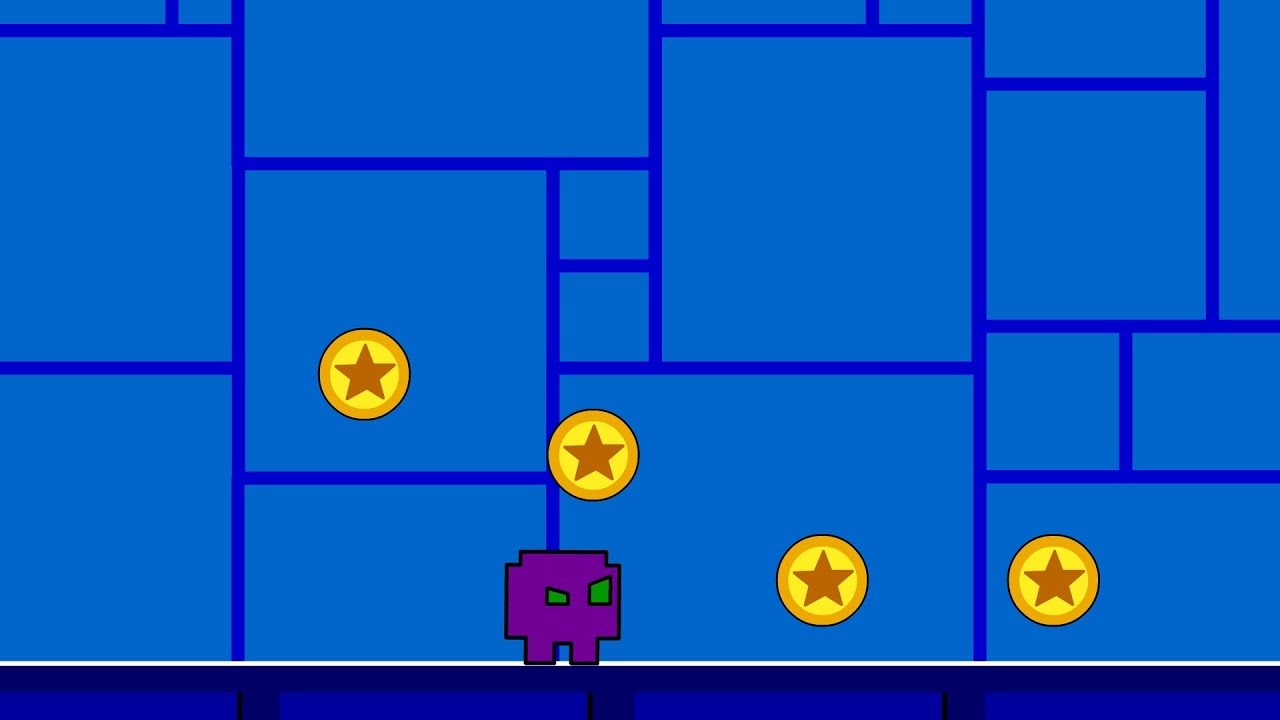 Geometry Dash Animation - Coins - YouTube