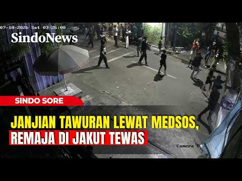 Janjian Tawuran Lewat Medsos, Remaja di Jakut Tewas | Sindo Sore | 21/07